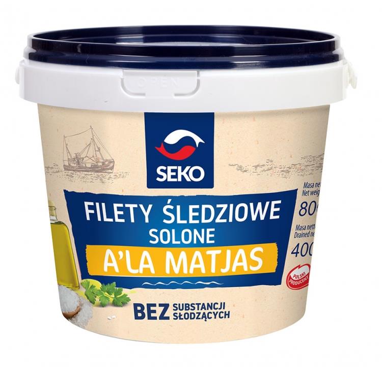 Filety śledziowe solone a'la matjas Filety śledziowe solone a'la matjas